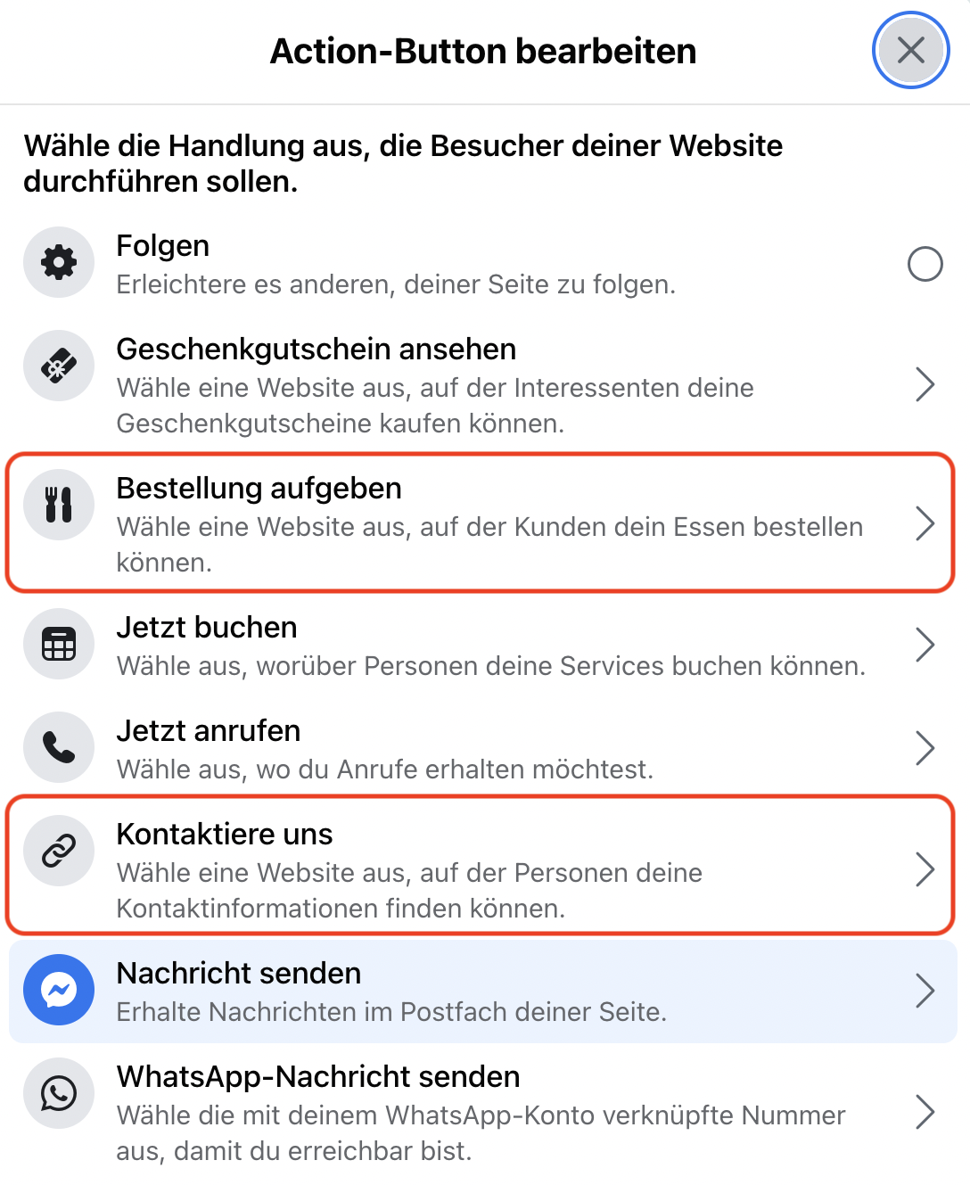 aleno in Facebook integrieren